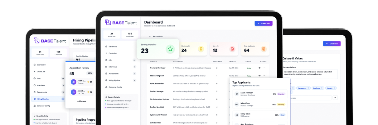 BASE | Unified AI-Driven Hiring & HR Management